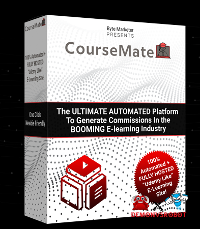 Coursemate +OTOs (2025) Reviews and bonus - Demon VS Robot